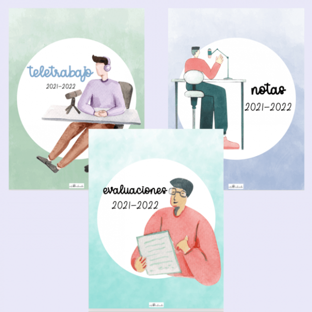 Agenda para profesores digital o para imprimir. Cuaderno en varios ...