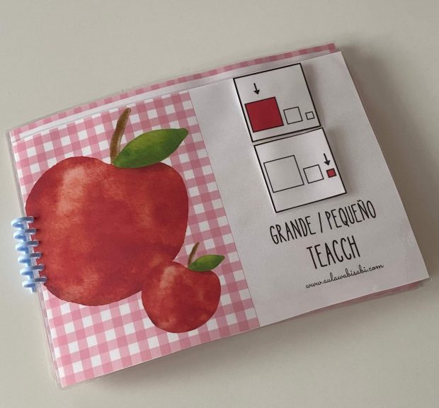 Cuaderno TEACCH grande y pequeño - El aula de la Srta Wabisabi