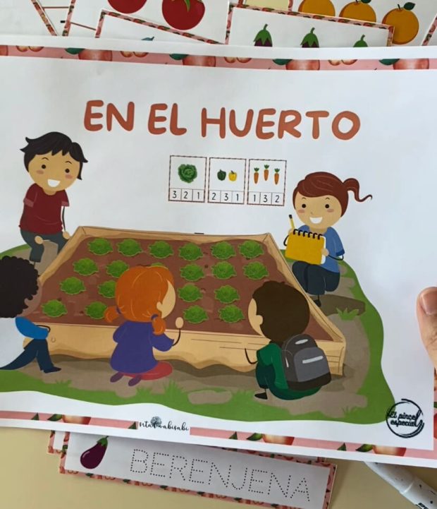 Pack de actividades en el huerto - El aula de la Srta Wabisabi
